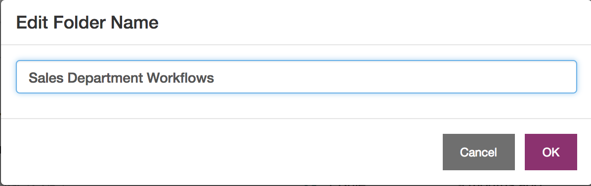 Organizing Workflows – GroundControl